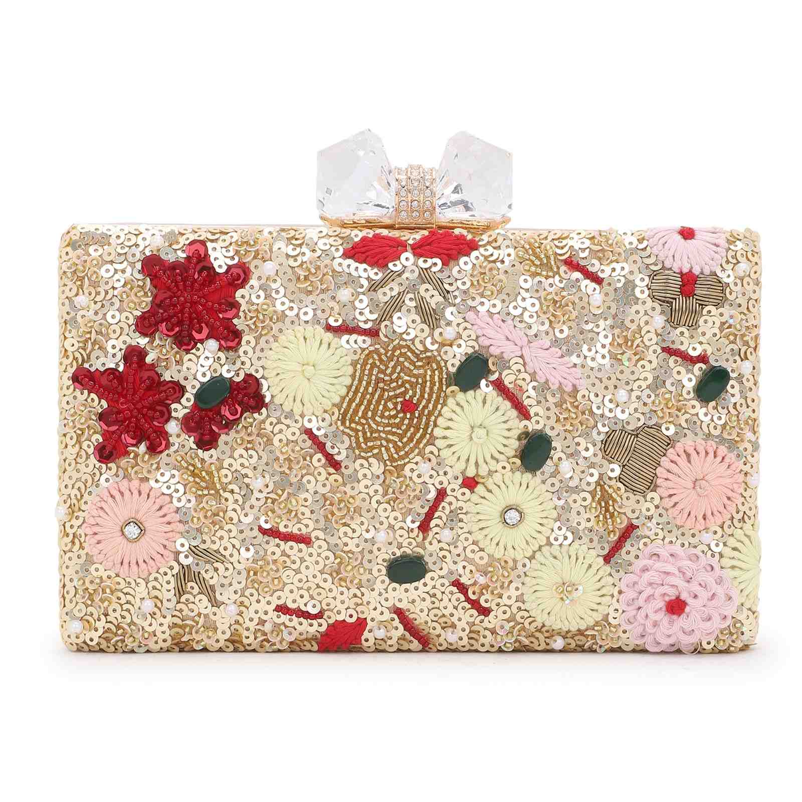 Embroidered Party Clutch Bags for Women | Wedding Clutches – Indiaztrend